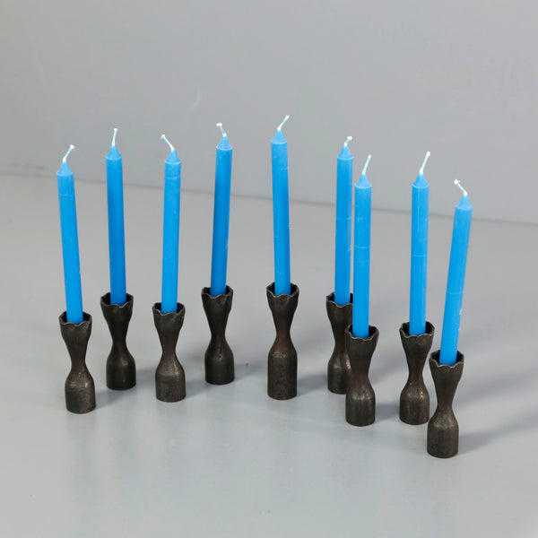 Forged Iron Modular Menorah + sett – One Mercantile / Sett