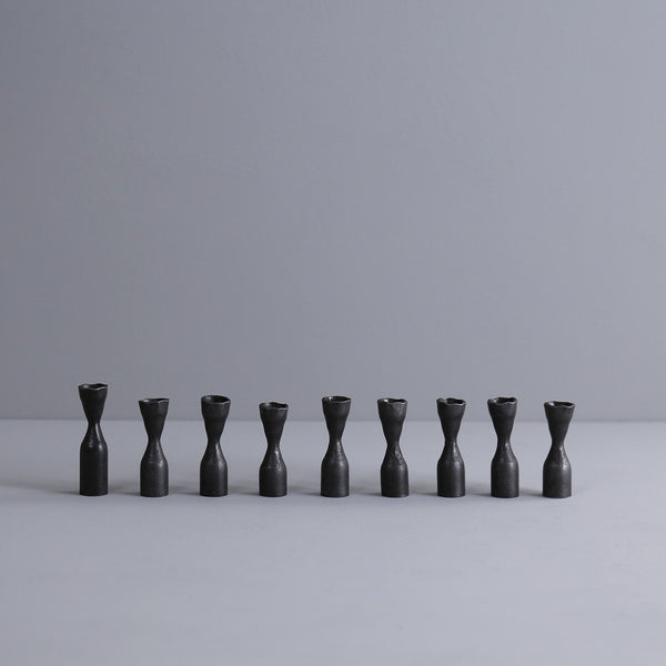Forged Iron Modular Menorah + sett – One Mercantile / Sett