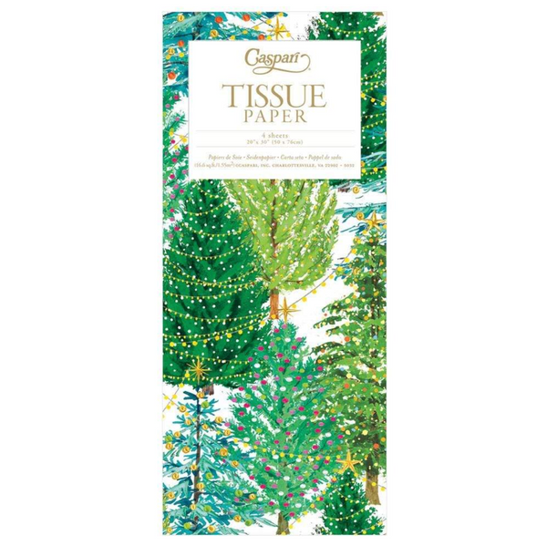 Tissue Paper Sheets / Christmas Trees w/ Lights + sett – One Mercantile ...